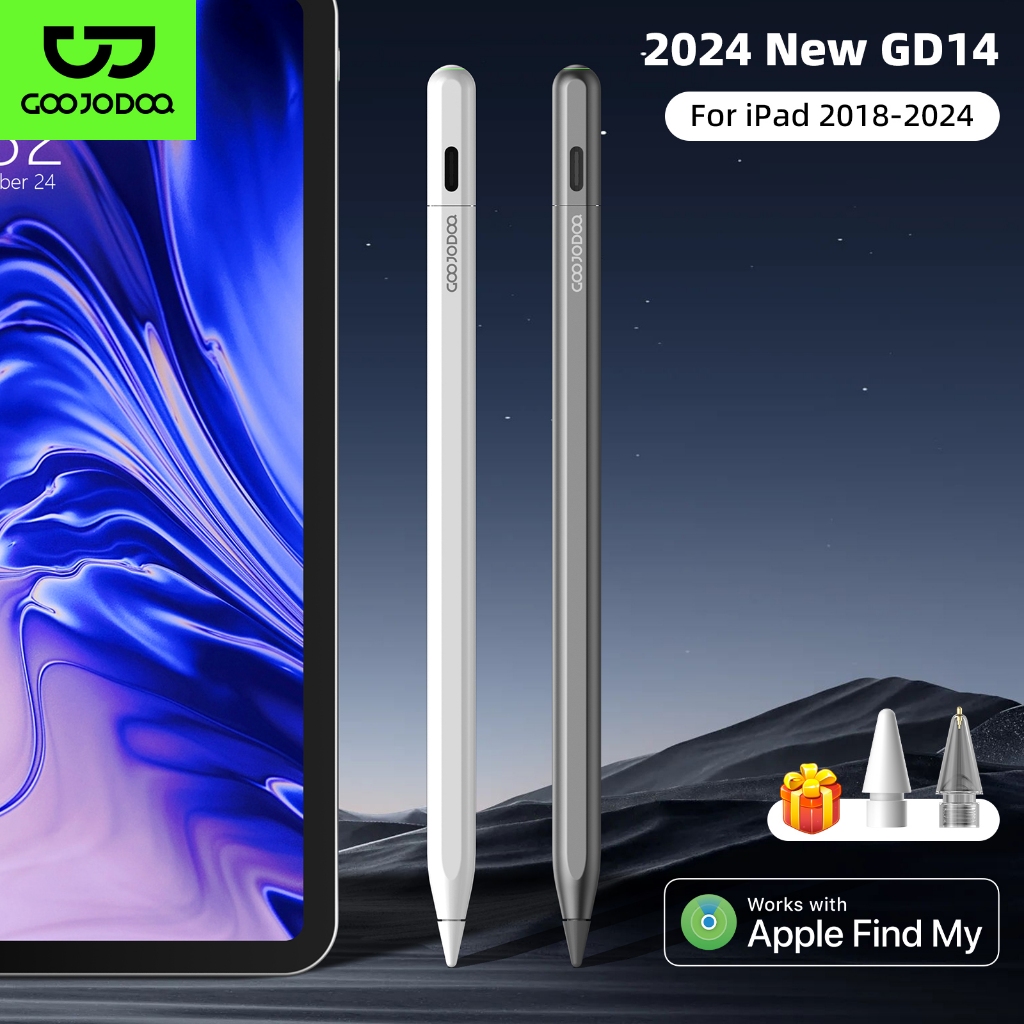GOOJODOQ GD14 2024 New Stylus Pen with Ipad Find My App and Custom ...