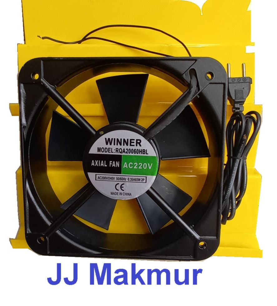 Cooling Fan Winner 20x20cm Metal 220V AC - Kipas Angin Cool Fan Listrik ...
