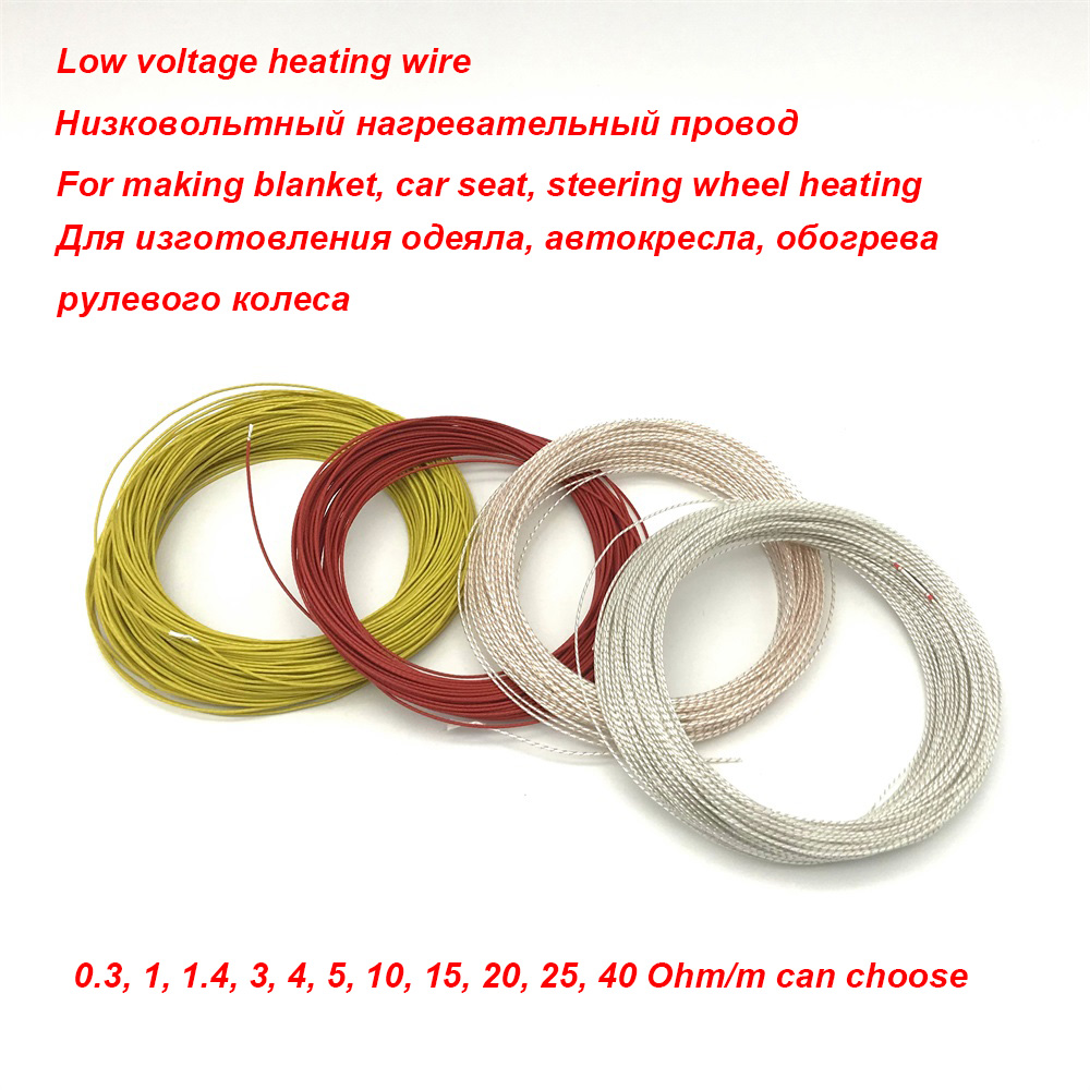 【TopazTrove】1 meter Fluoroplastic Insulated Nickel Chrome Electric 5V ...