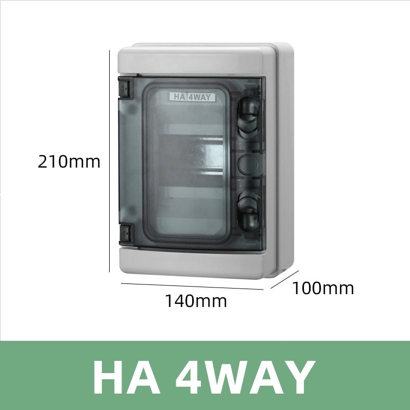 HA Series 4/8/12/18/24 Way IP65 Plastic Electrical Distribution Box ...
