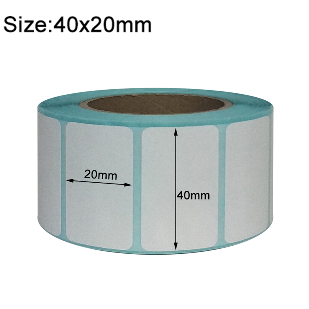Adhesive Blank Stationery Supermarket Price Label Print Supplies Mark ...