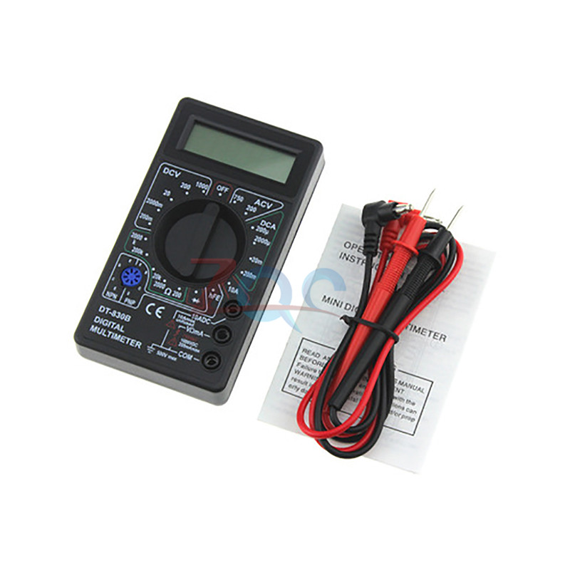 【Shop the Latest Trends】DT830B AC/DC LCD Digital Multimeter Voltmeter ...