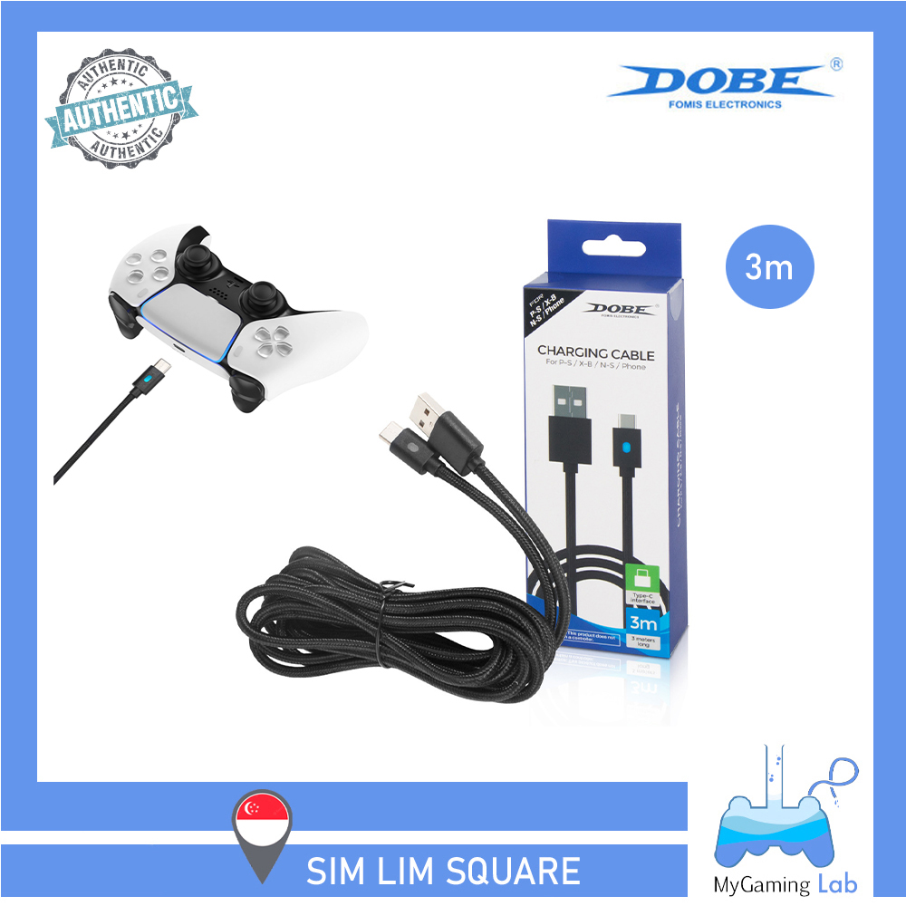 [SG Wholesaler] TY-0803 DOBE PlayStation 3m Fast Charging USB Type-C ...