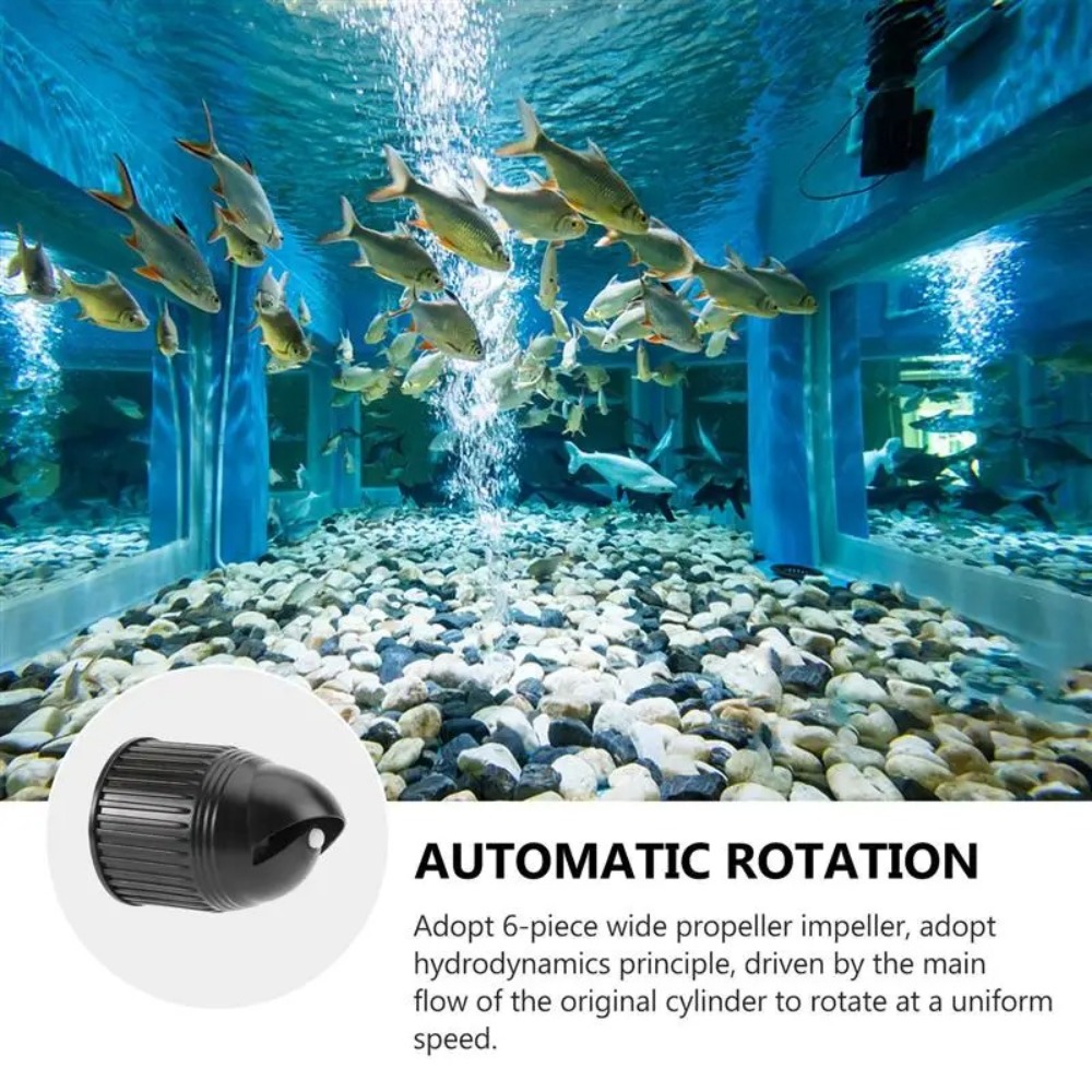 Durable 360° Automatic Rotating Wave Maker Rotary Pump Head Plastic ...