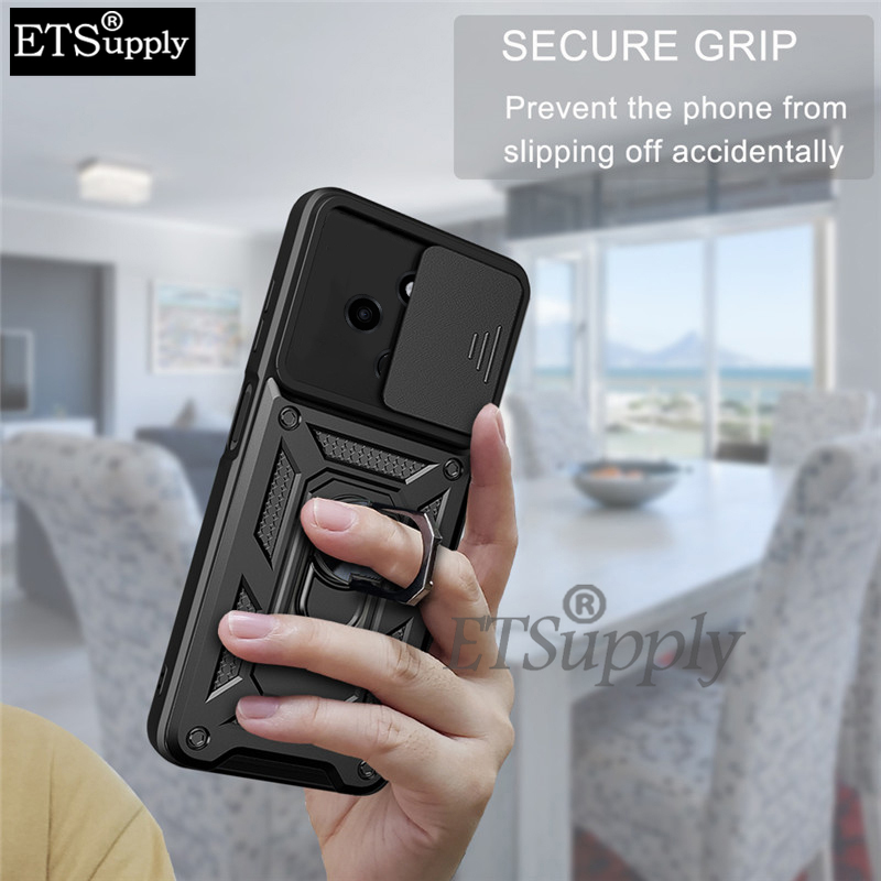 Phone case Xiaomi Redmi 14C Armor Ring Case Cover Adsorb Car Holder ...