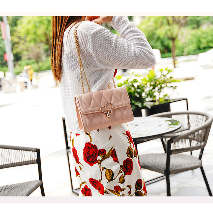 Feiyana-กระเป๋าสะพายข้าง ผู้หญิง สายโซ่สไตล์เกาหลี มีซิปแนวนอนใส่เหรียญ JJ-NKS905 - FEIYANA ...