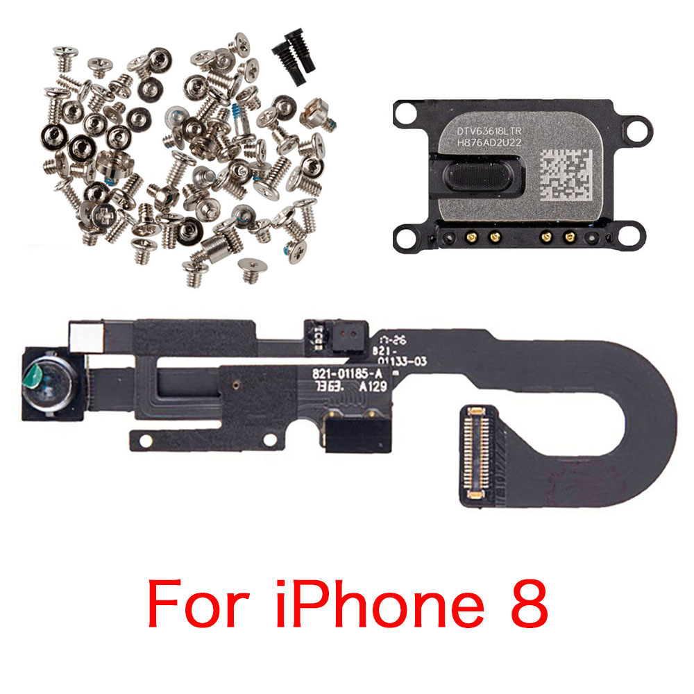 NEW Front Camera Flex For iPhone 6 6P 6S 7 8 Plus Ear Speaker And Full ...