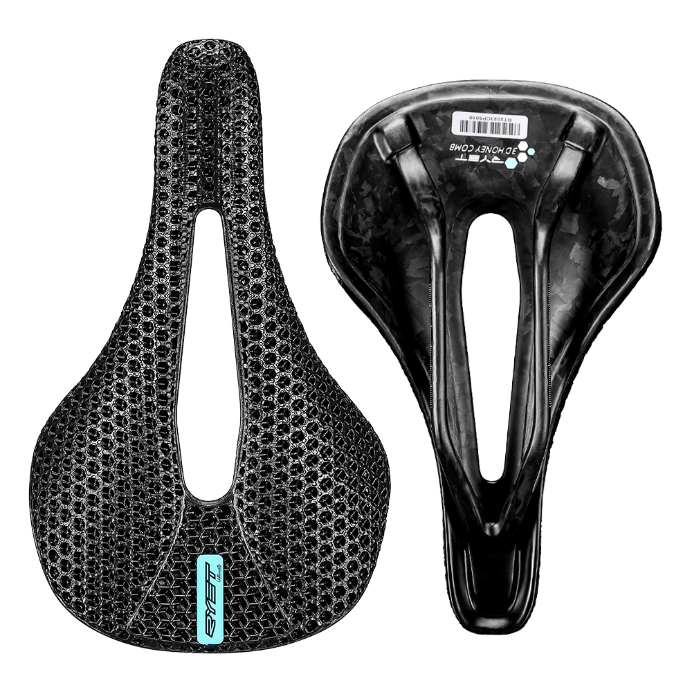 RYET 3D Printed Bike Carbon Saddle 140mm 143mm Super Light Road MTB ...