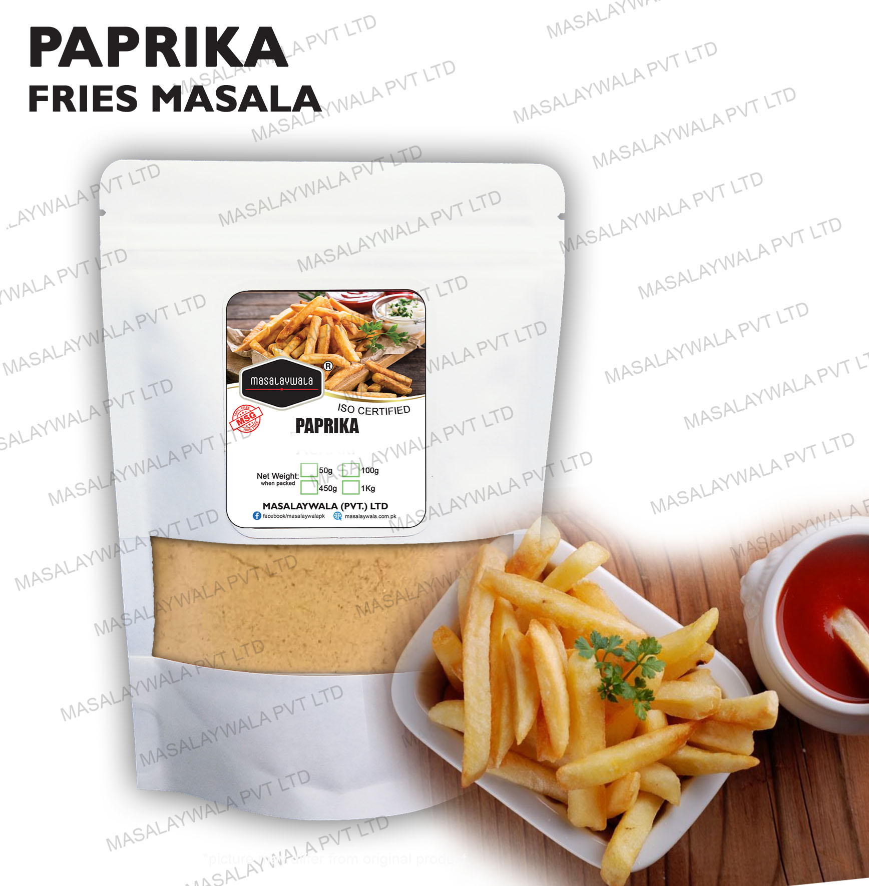Masalaywala - French Fries Masala PAPRIKA (Fries / Pasta/ Macroni ...