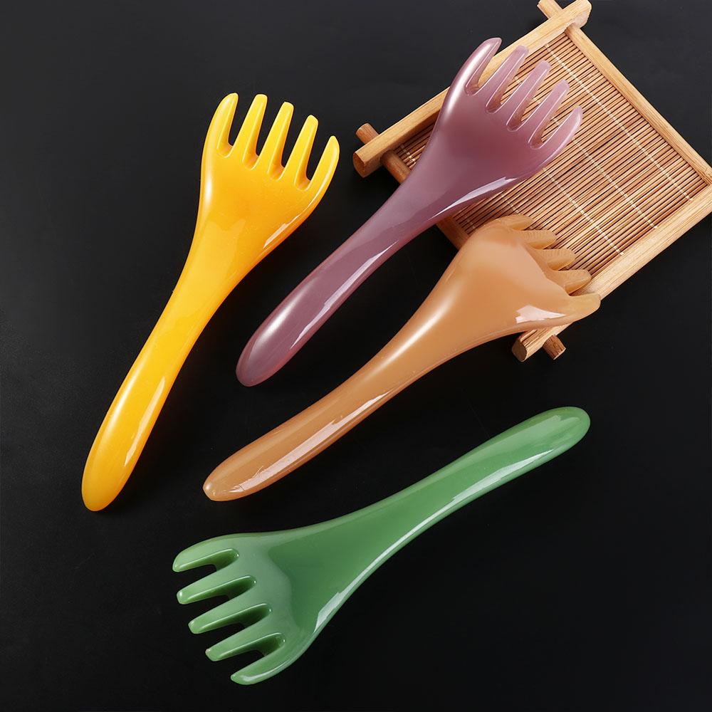 Massager Gua Sha Scraper Neck Massage Hair Brush Massage Comb Five-claw ...