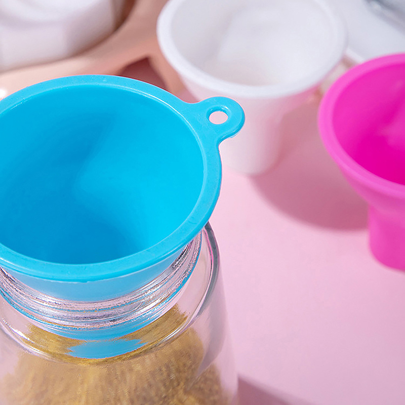 7CM Silicone Wide-Mouth Funnel Milk Powder Bean Funnel Kitchen ...