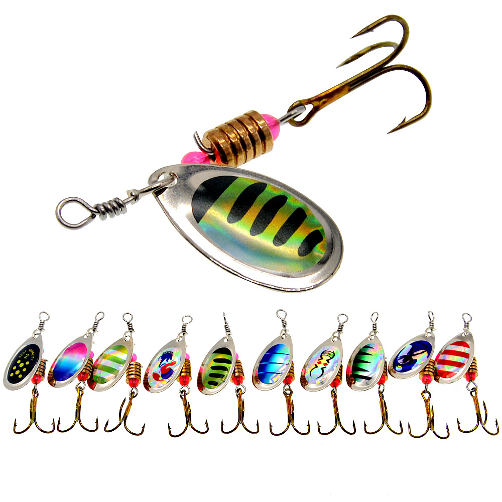 【Special offer】Spinnerbait Fishing Lure Artificial Lures For Pike Trout ...