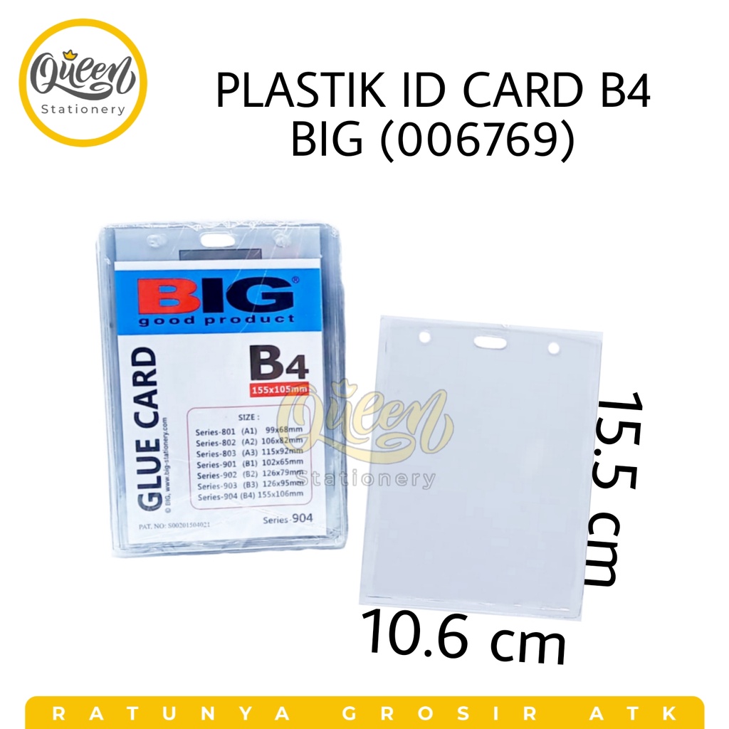 1 PAK (20 PCS) PLASTIK ID CARD B4 BIG / MIKA ID CARD / ID CARD HOLDER (006769) | Lazada Indonesia