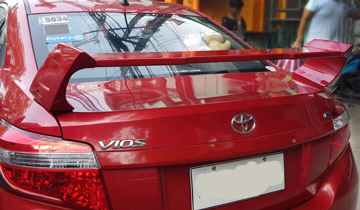 Toyota Vios 2014 to 2018 Unpainted TRD High Spoiler | Lazada PH