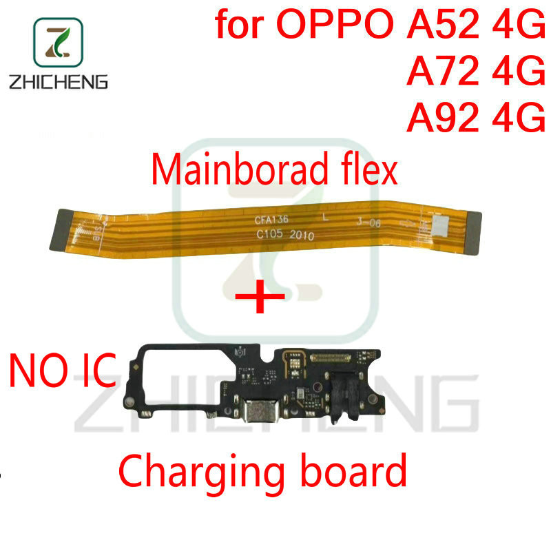 for OPPO A52 A72 A92 4G Mainboard Connect Main USB Dock Charger Port ...
