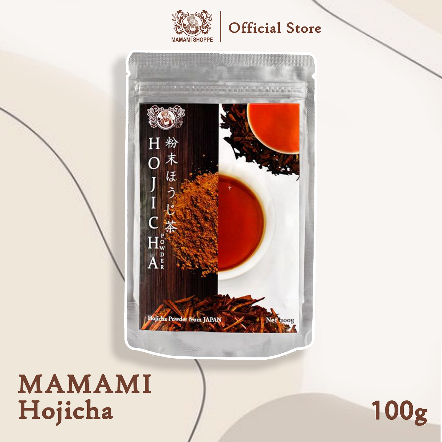 Mamami Premium Japanese Hojicha Powder 100g | Imported Japan | 100% ...