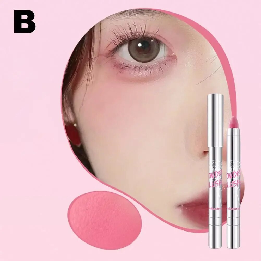 Blush Eyeshadow Pencil Cheek Eyes Base Contour Tint Face Pink Stick ...