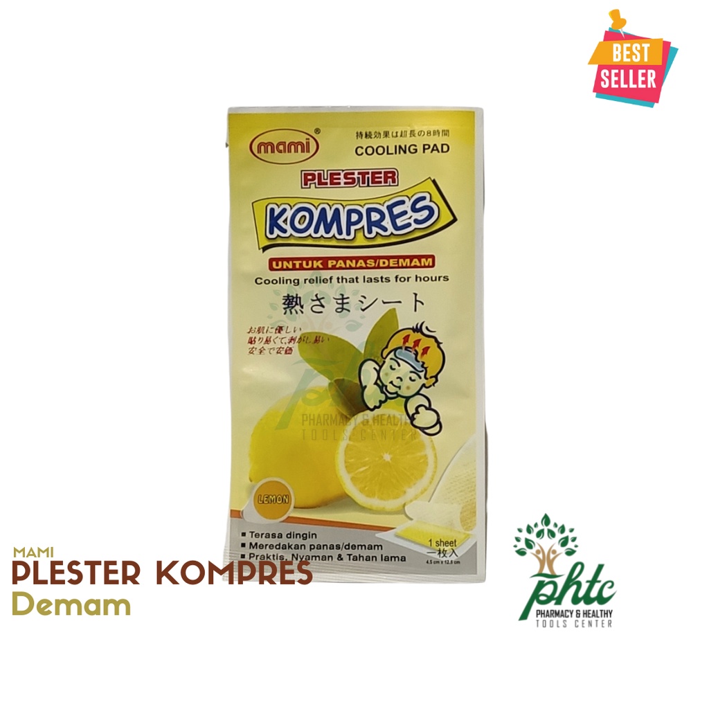 MAMI Plester Kompres Demam Per Sachet l Cooling Relief l Plaster ...