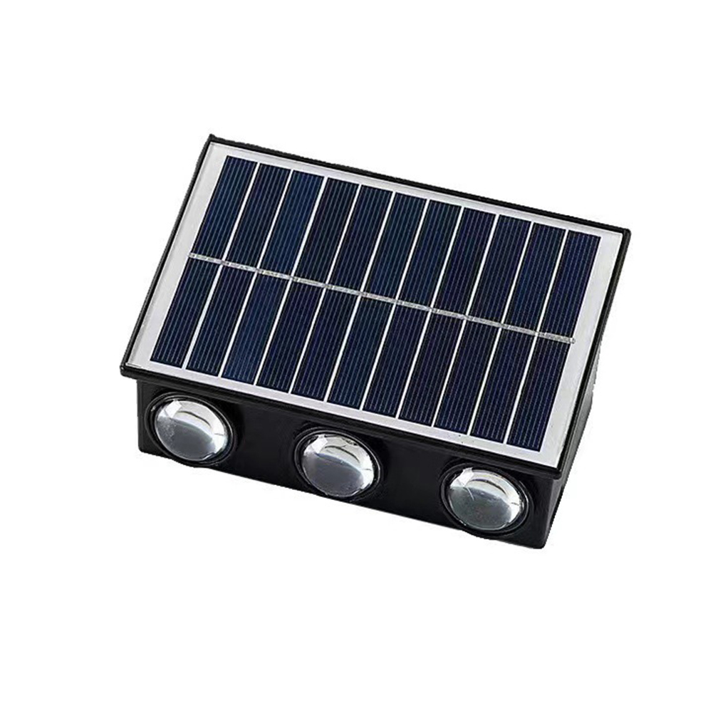 LED Outdoor Spot Waterproof Solar Powered Fence Lights Rust Proof ...