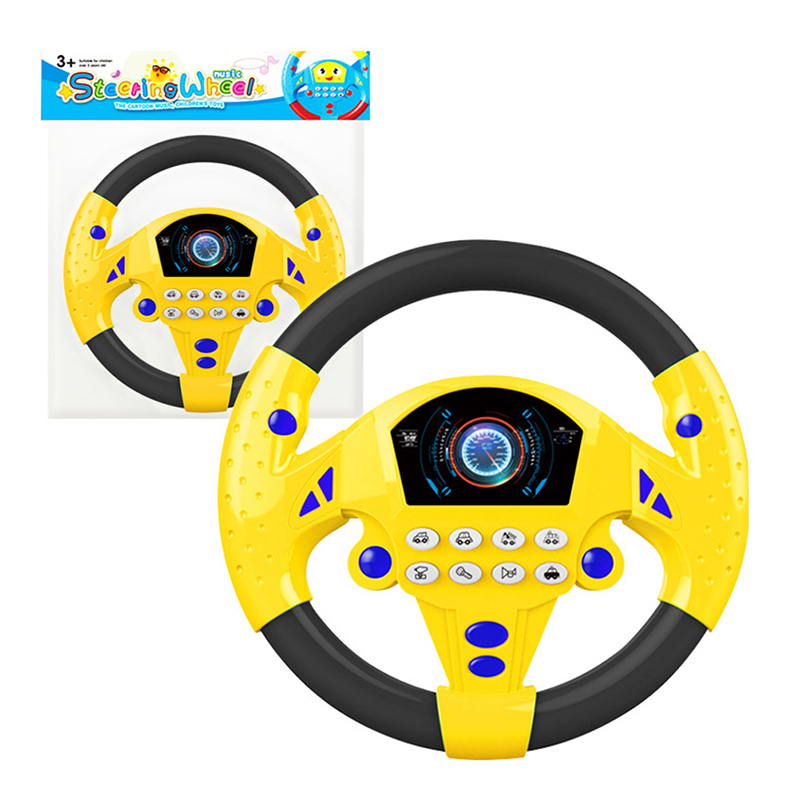 Simulation Driving Car Toy Steering Wheel Kids Baby Interactive Toys ...