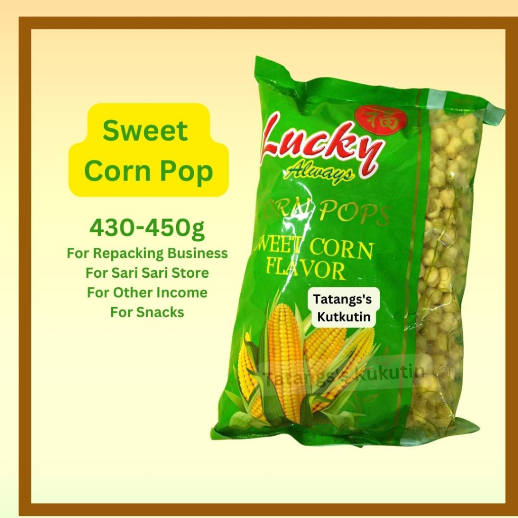 Corn Pops Sweet Corn Cheese Corn BBQ 430-450grams Cheesecorn Sweetcorn ...