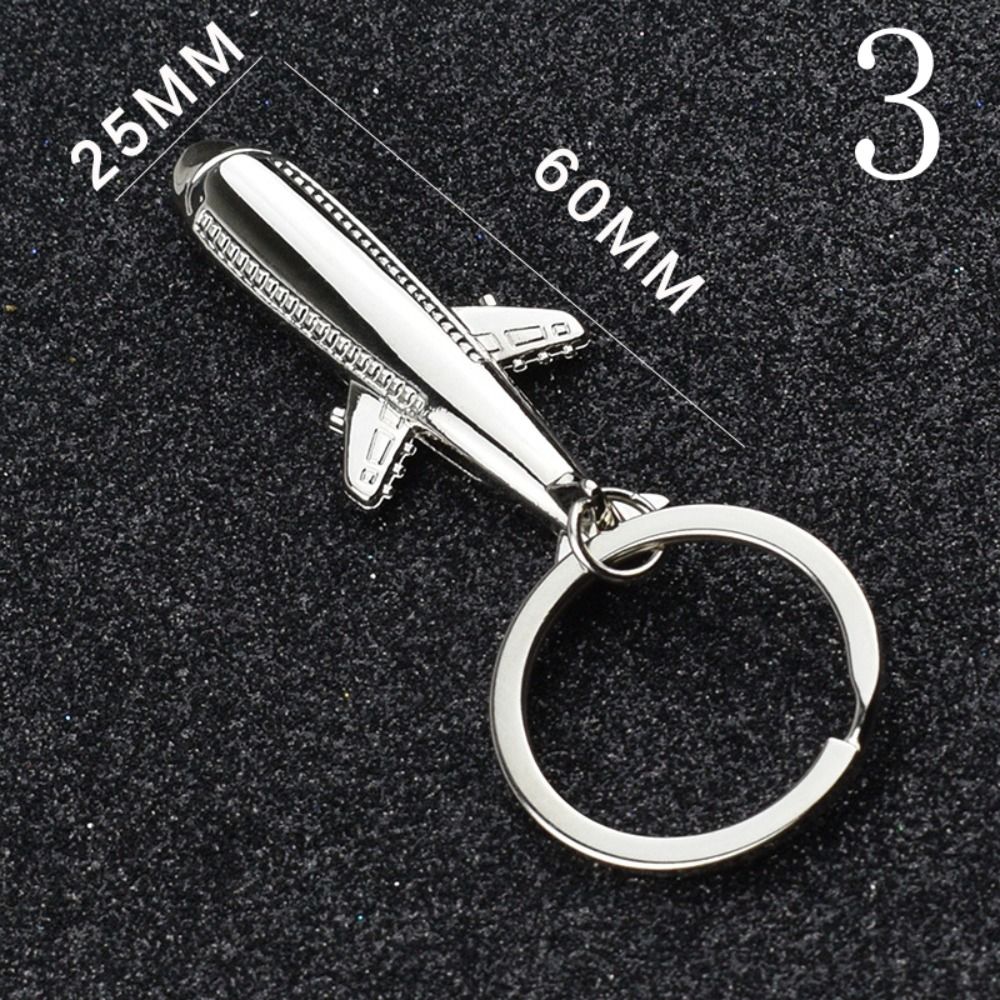 Key Holder 3D Aircraft Key Chain Metal Fighter Jet Plane Car Key Ring ...