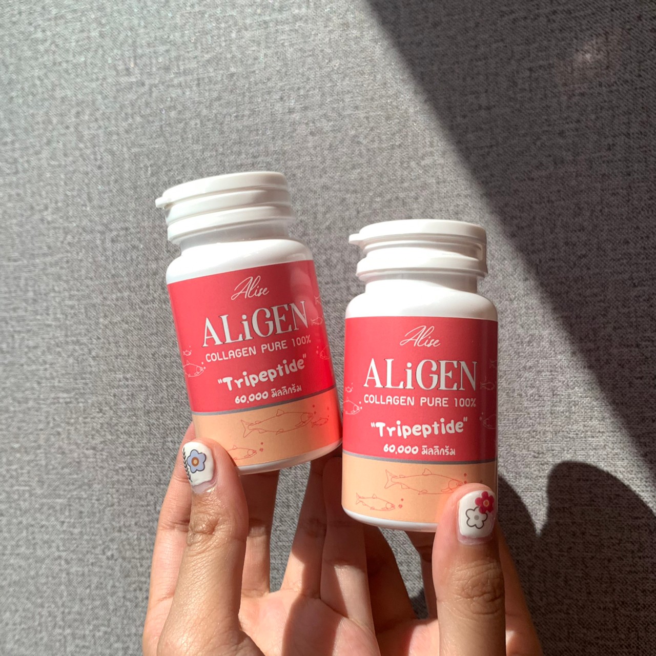 คอลลาเจนเพียว ชนิดเม็ด AliGen Collagen Tripeptide ของแท้ 60000 มก. ...