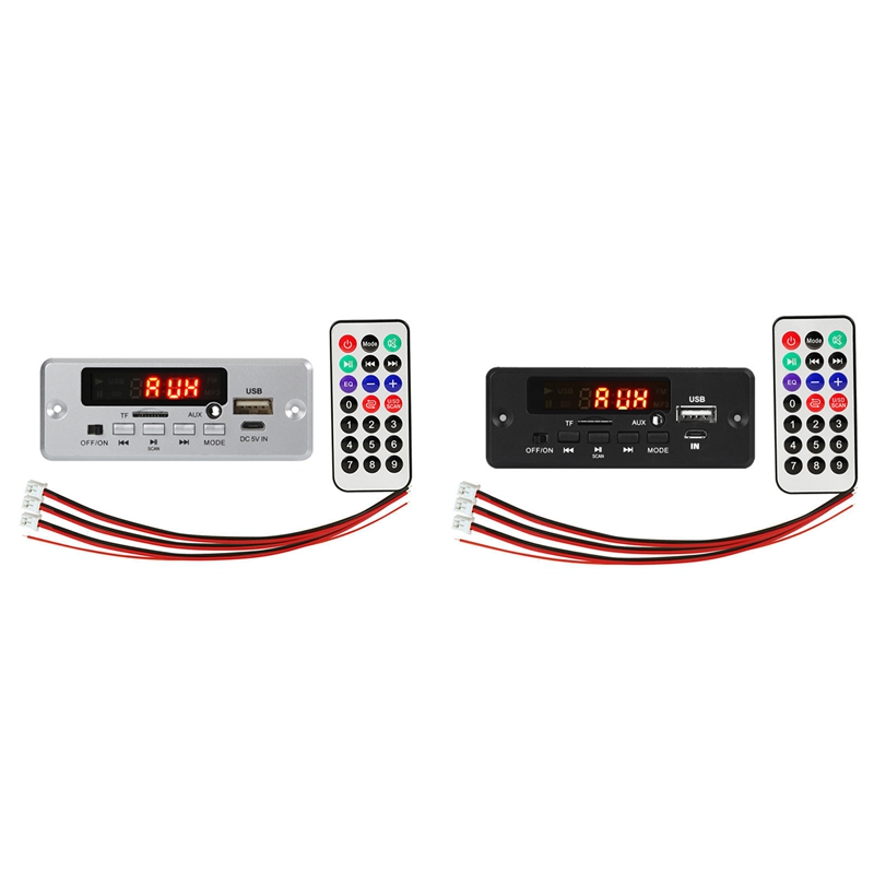 12V Bluetooth MP3 Decoder Board 50W Amplifier DIY Home Digital Audio ...