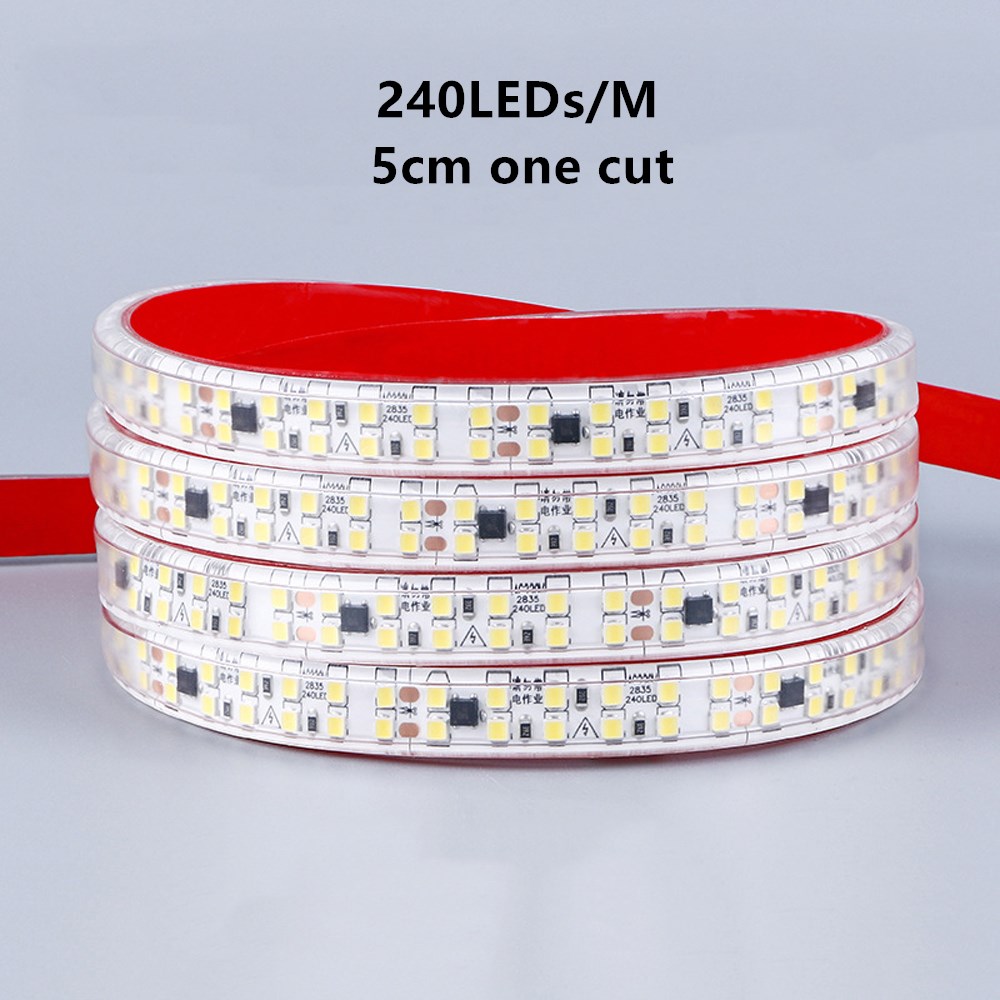 AC Led Strip 220V Lamp 2835 120/240 LEDs/M 1M-30M IP67 Waterproof ...