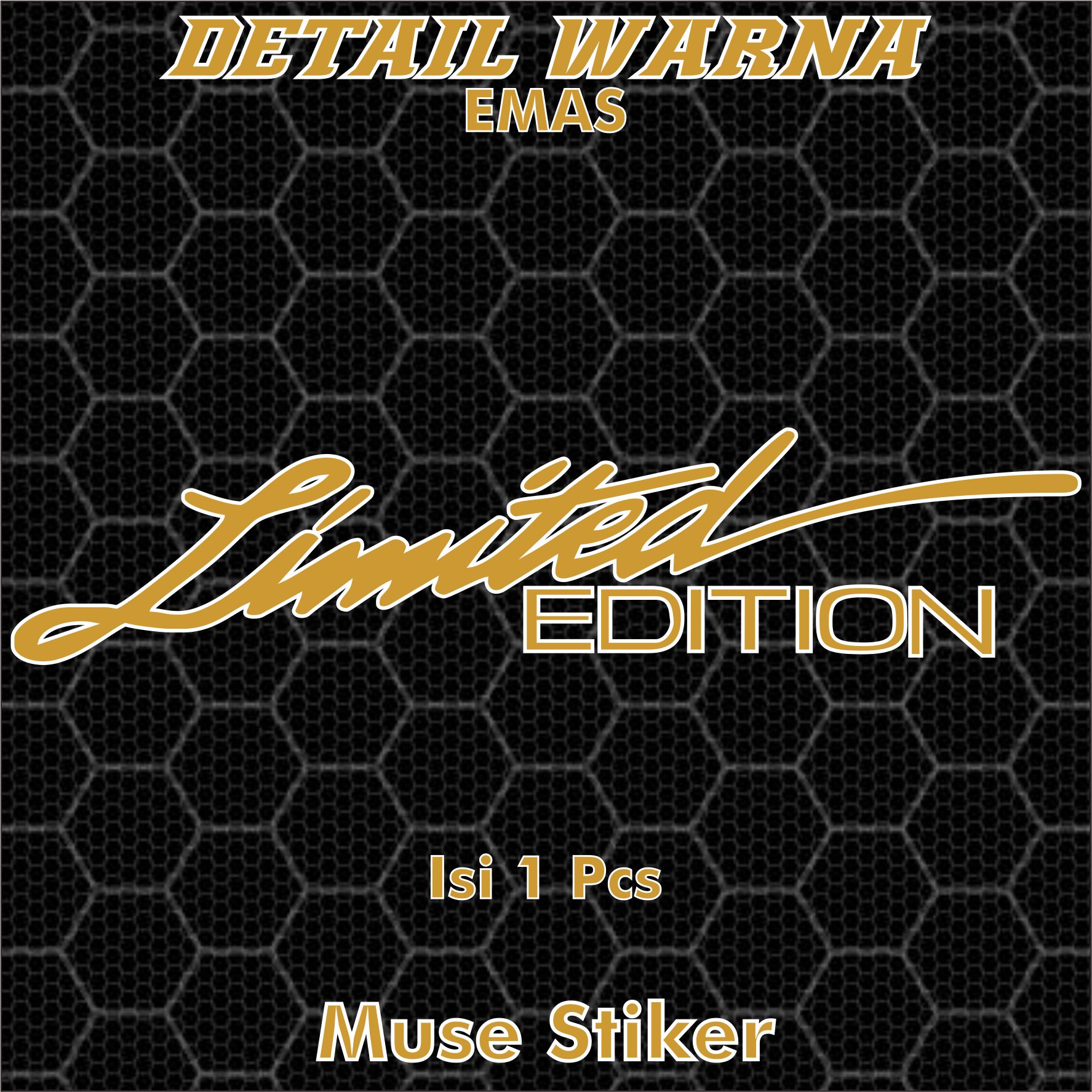 Sticker Stiker LIMITED EDITION Viral Cutting Variasi Motor Tulisan ...