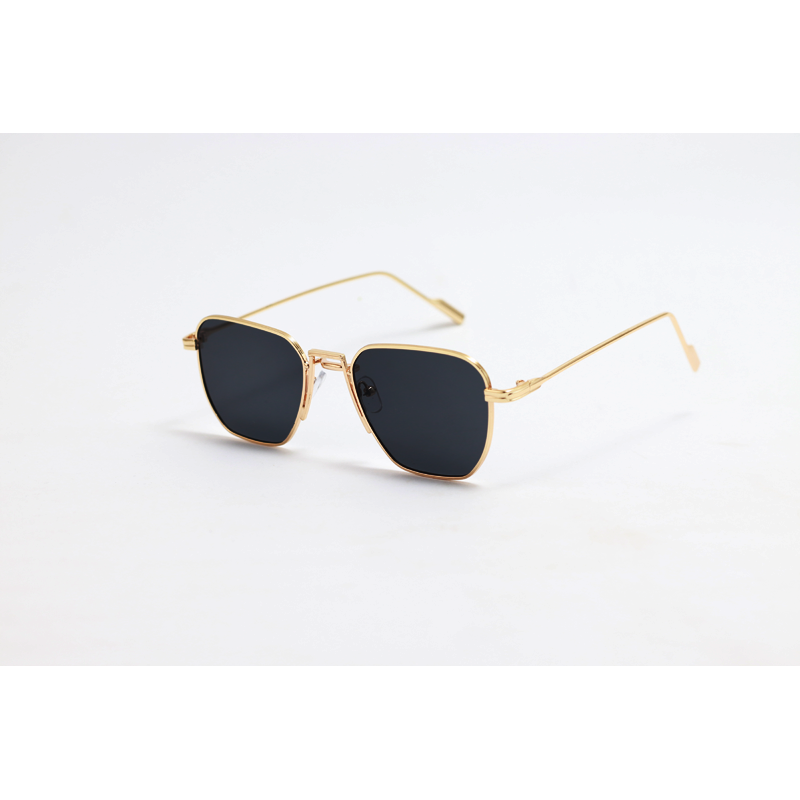 Gentle Monster – 3552 – Golden Black – Metal – Rectangle – Sunglasses ...