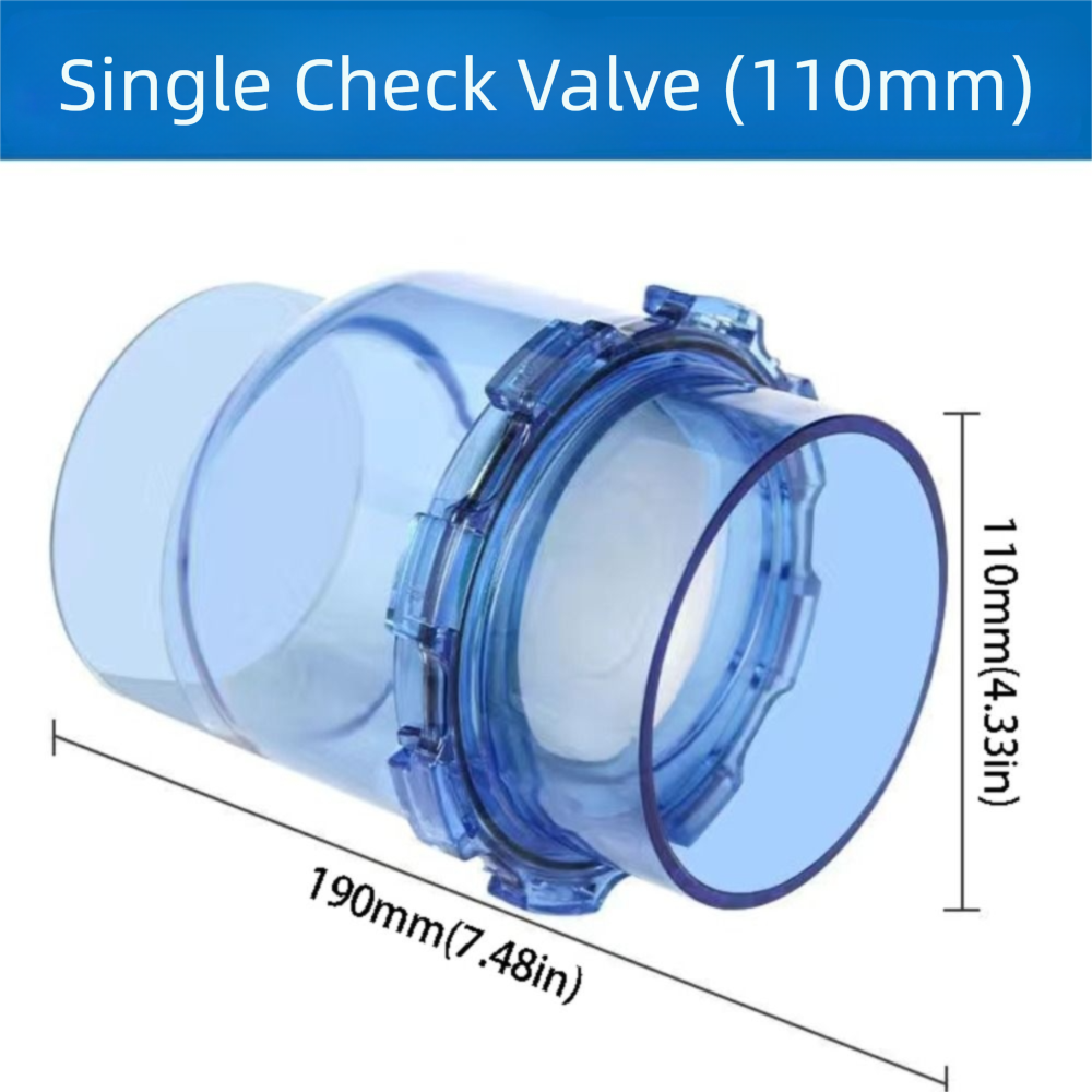 Drain Deodorizer 50mm Flap Check Valve Transparent Design UPVC Material ...