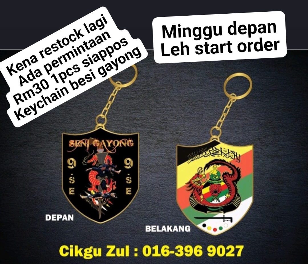 KEYCHAIN SILAT MATERIAL BESI | Lazada