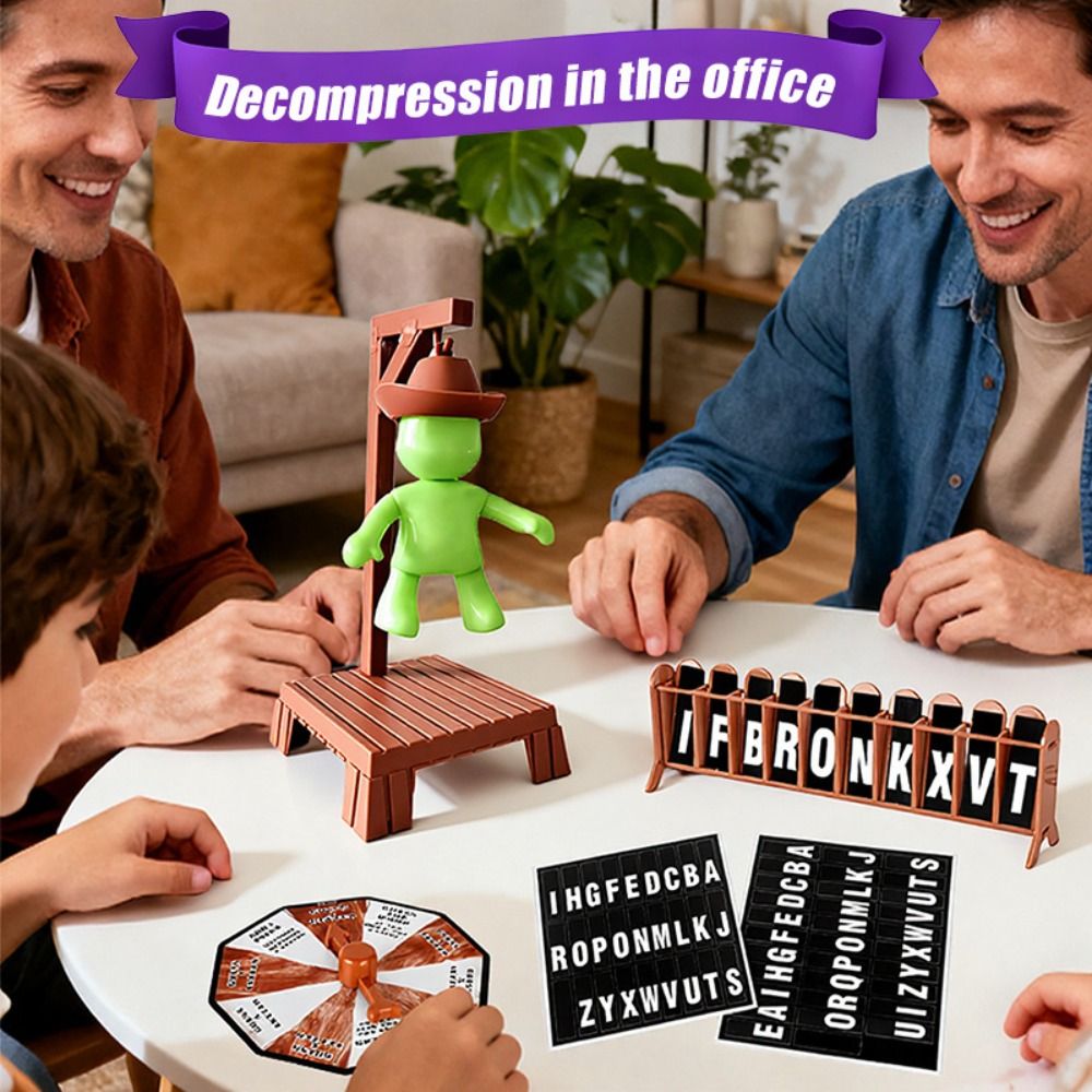 Educational Toy Multiplayer Magnetic Hangman Board Games Develop ...