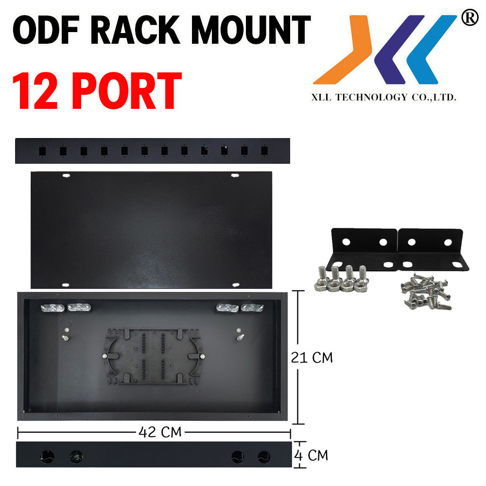 ODF RACK MOUNT 12 CORE SC/LC Duplex สำหรับงาน Fiber Optic Cable ...