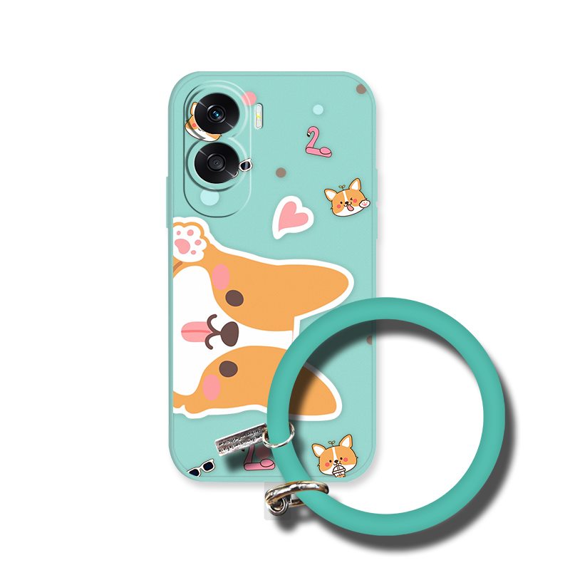 cute Liquid silicone shell Phone Case For Honor X50i/Honor90 Lite Skin ...