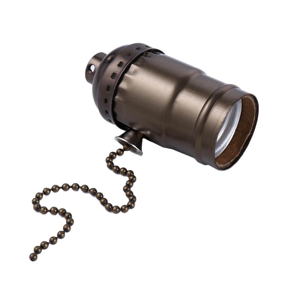 Retro Antique Base Lamp Holder Edison E26/E27 Screw Bulbs Accessories ...