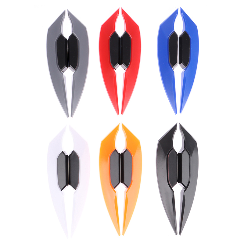 1Pair Universal Motorcycle Winglet Aerodynamic Spoiler Dynamic Wing ...