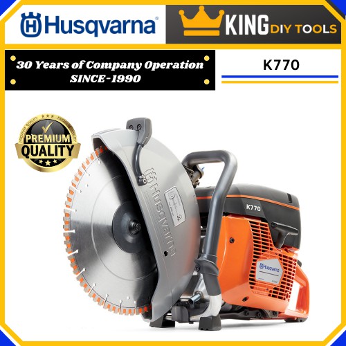 Husqvarna K770: Petrol Engine Power Cutter, 14″ Blade, 73cc, 5HP, 10kg ...
