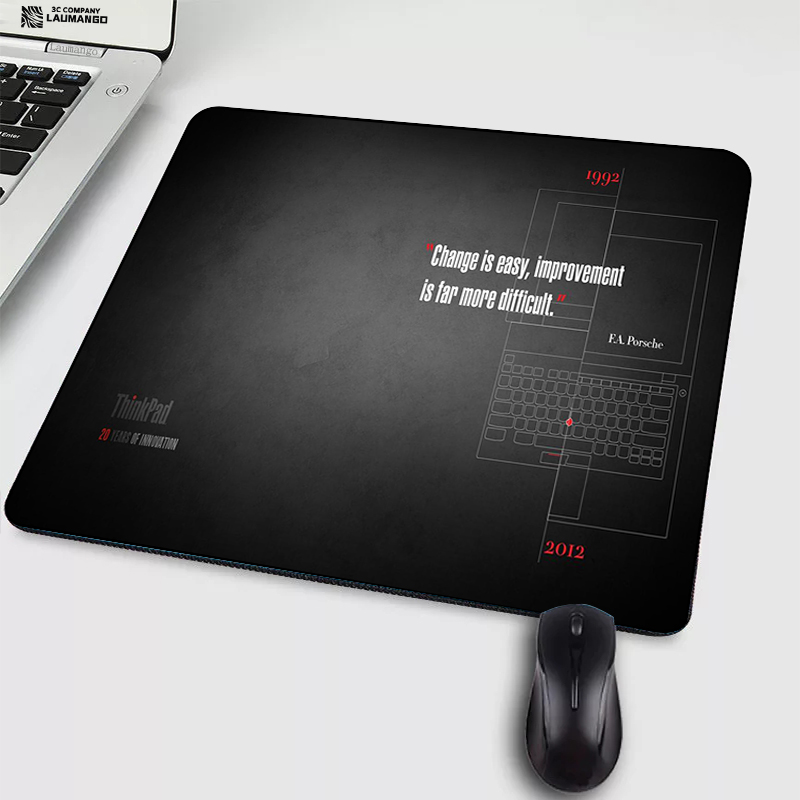 【New Arrivals】Small Mouse Pad Black ThinkPad Kawaii Gaming Accessories ...