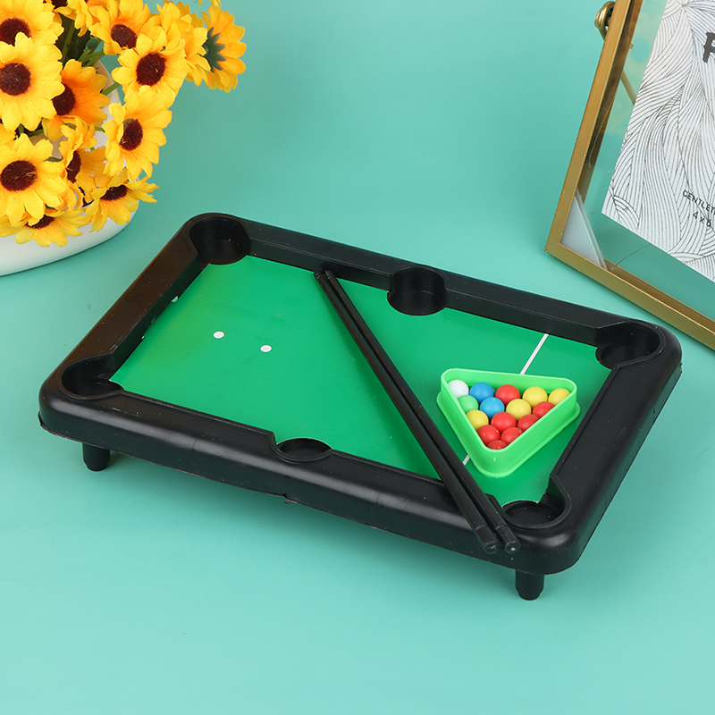 Billiards Mini Desktop Pool Table Snooker Toy Game Set Parent-Child ...