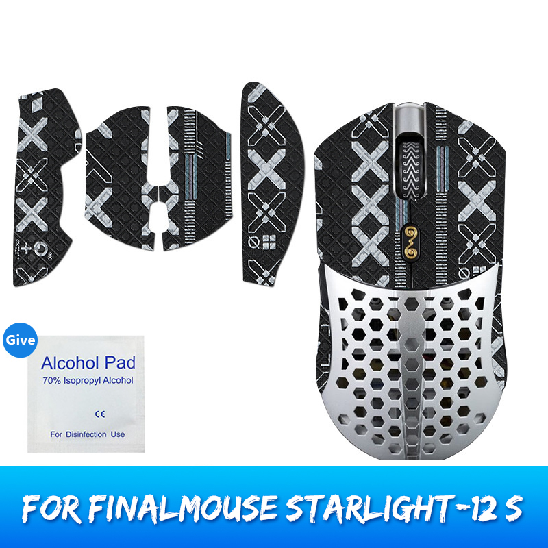 Anti-Slip Mouse Grip Tape Skate Mice Sticker For Finalmouse Starlight ...