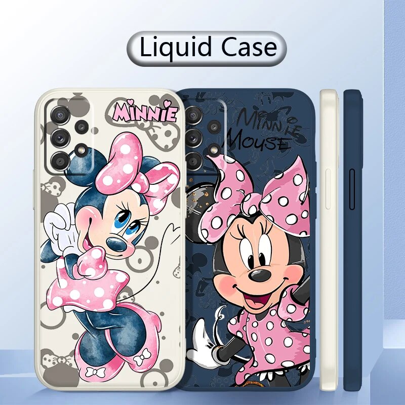 Aweisuan High Quality Pink Minnie Mouse Phone Case For Samsung Galaxy ...