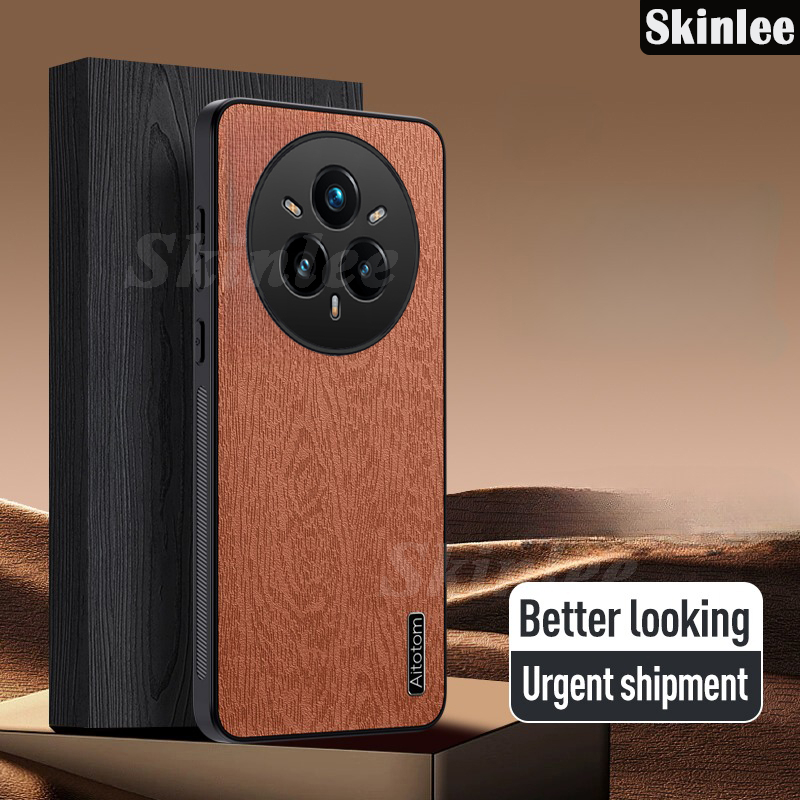 Phone case For Realme 14 Pro Plus Back cover Tree texture Leaves Design ...