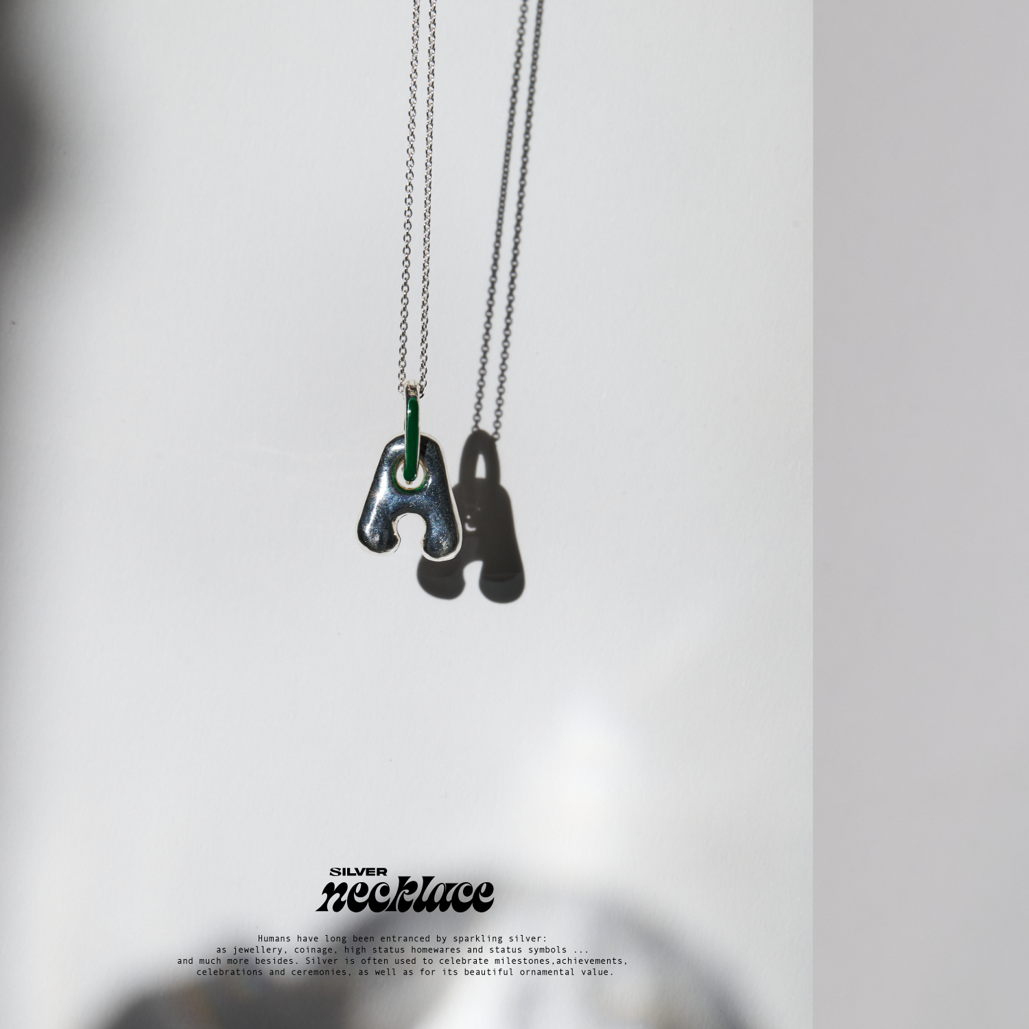 (Best seller) Ctrlshift - Alphabet silver necklace (ABCFMNPQ preoder 3days) - Ctrlshift - ThaiPick