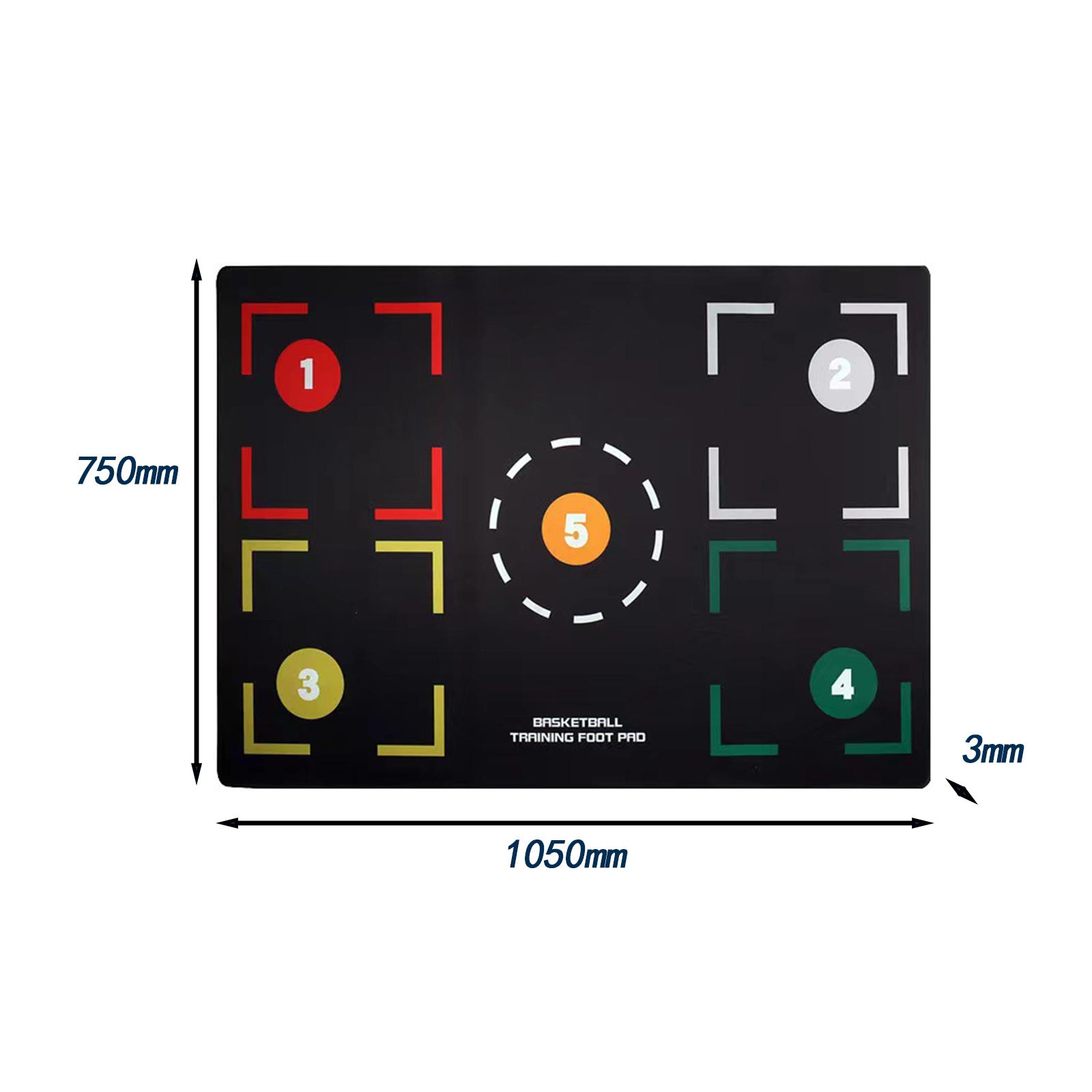 TOOYFUL Basketball Footstep Training Mat Accessories Exercise Cushion ...