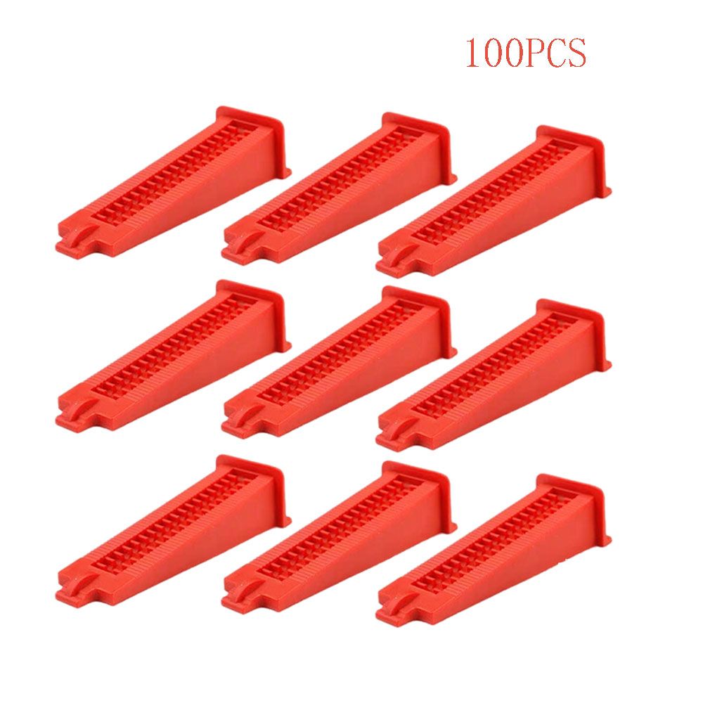 HONEYDEWD 100pcs Mason Ceramic Tile Crevice Adjustment Tile Spacers ...