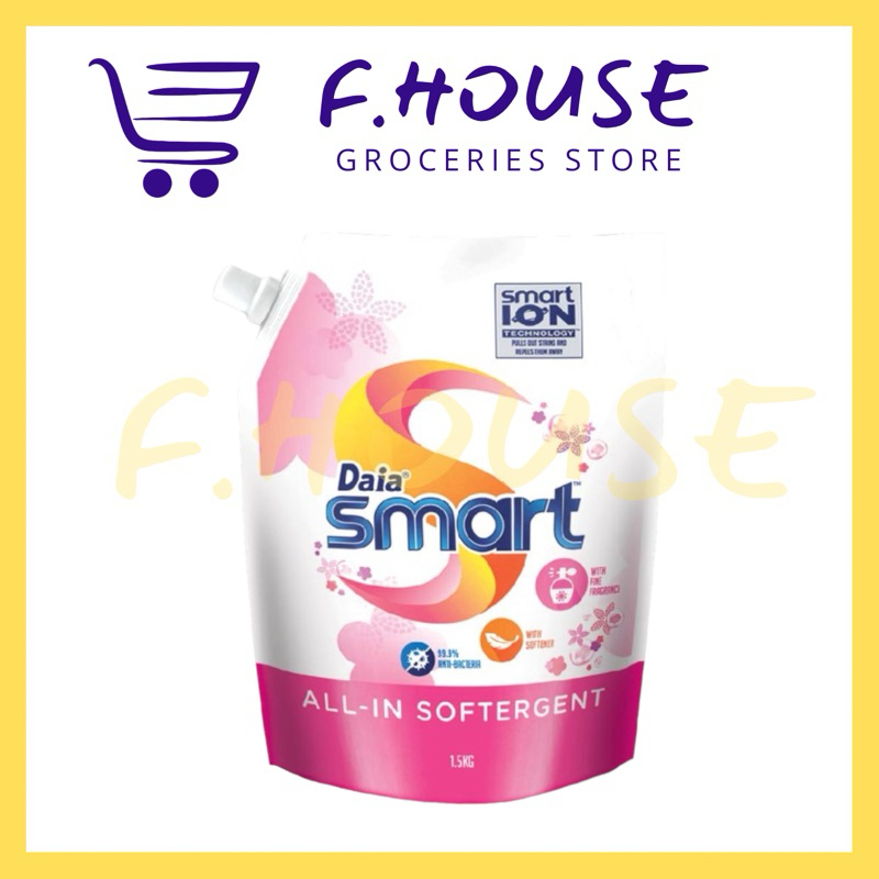 Daia Smart Concentrated Liquid Detergent Refill (1.5/1.7kg) | Lazada