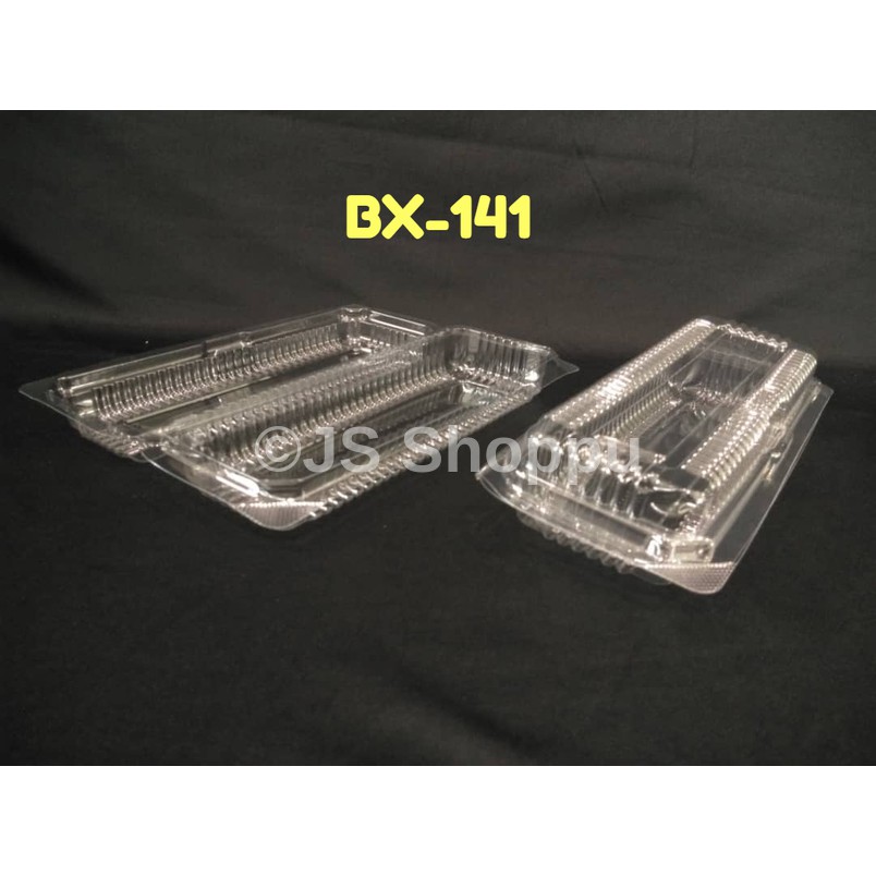 Kuih Container BX141 / Disposable Plastic Clear Bakery Container (50pcs±) / BX 141 | Lazada
