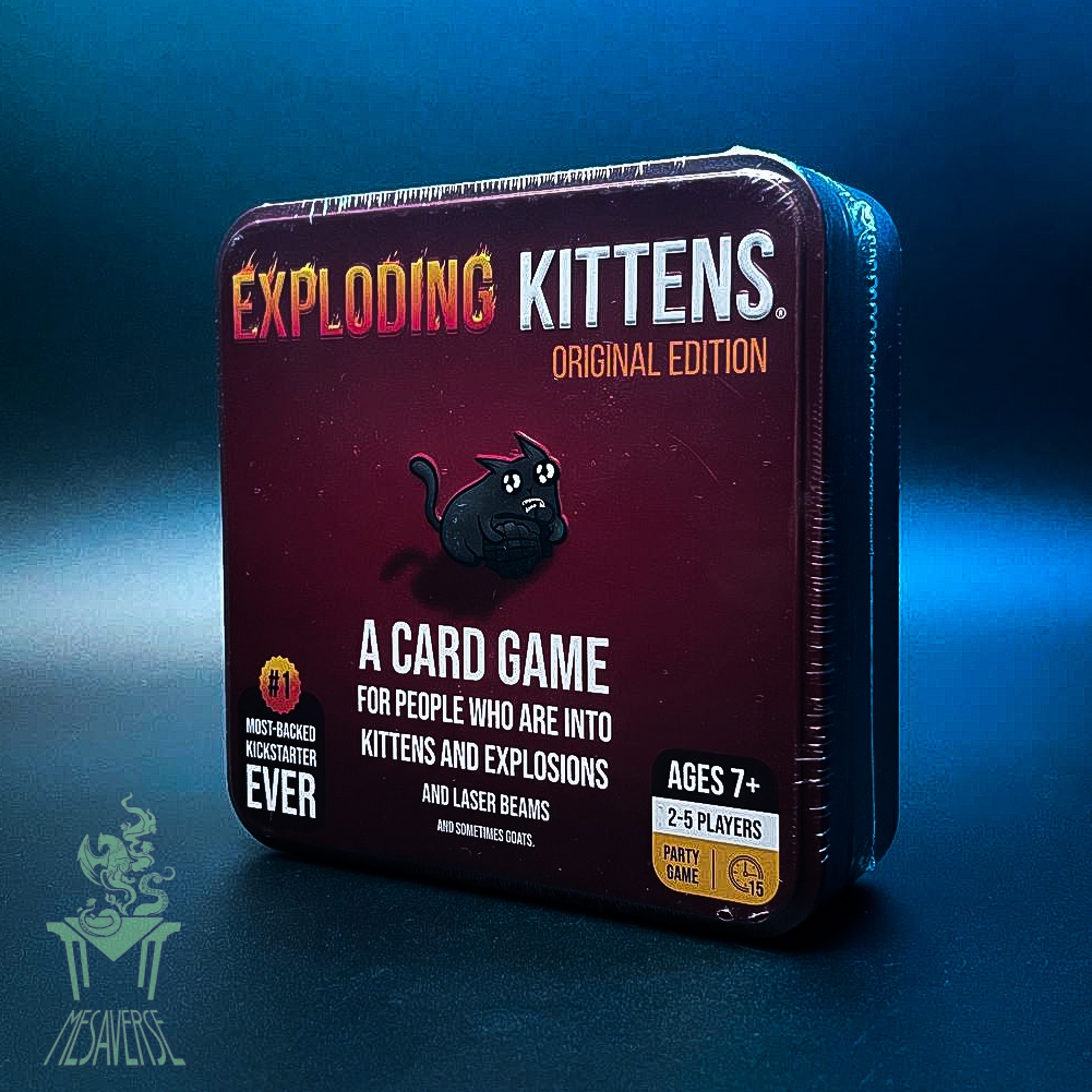 [Original] Exploding Kittens Original Edition in Collectible Tin Board ...